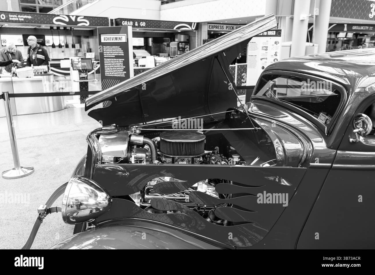 New York City, USA - March 27, 2024: 1933 Ford Sedan Tudor retro car ...
