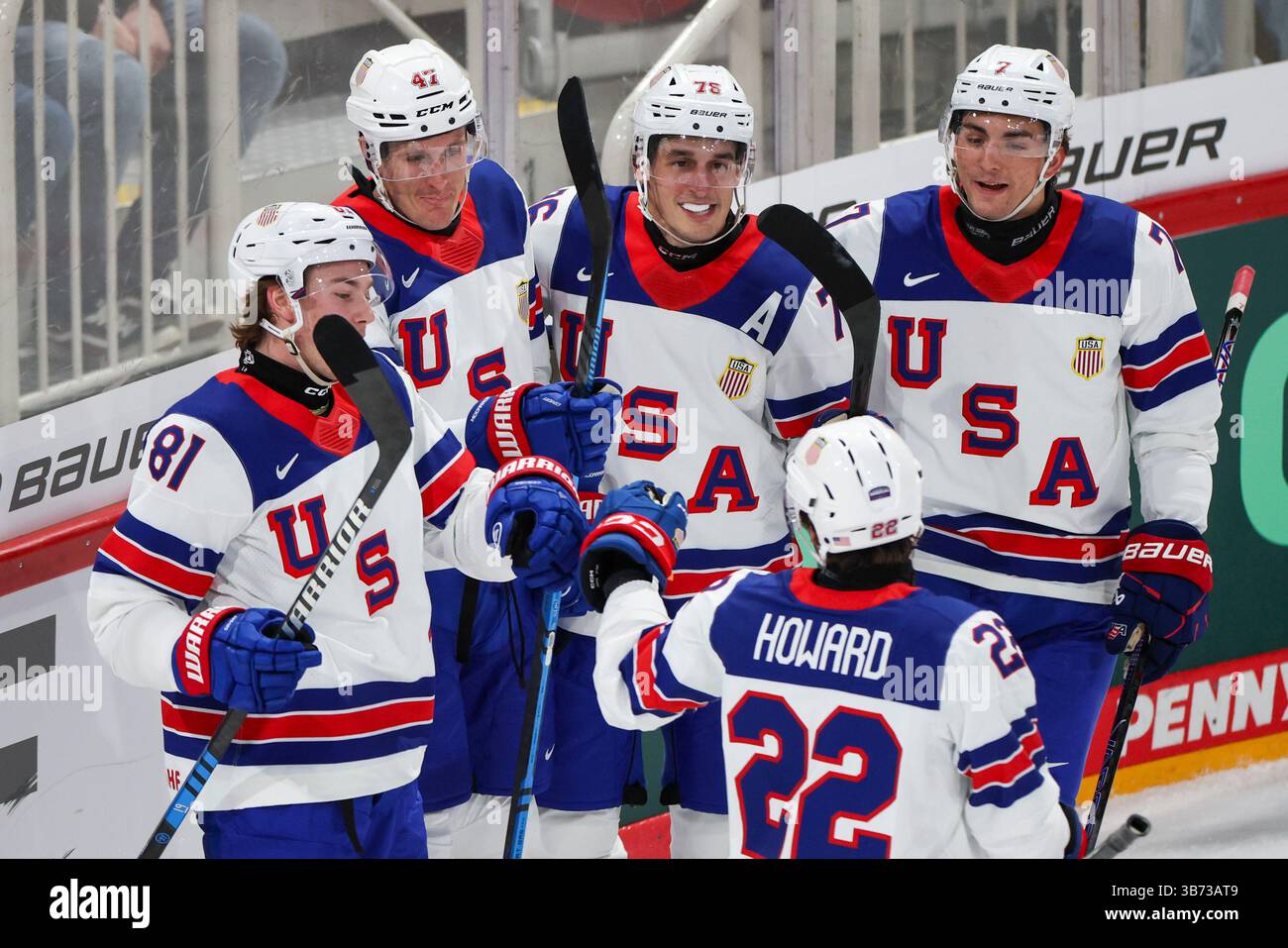 Duesseldorf, Germany. 04th May, 2025. Ice hockey: International match ...