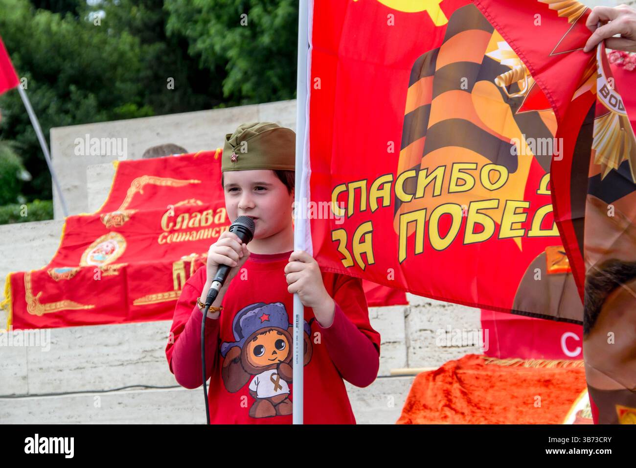 Celebration of the Immortal Regiment in Rome on the 80th anniversary of ...