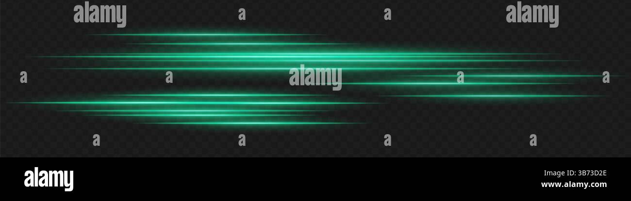 Cyan light streaks in two layers simulate split-level motion and ...