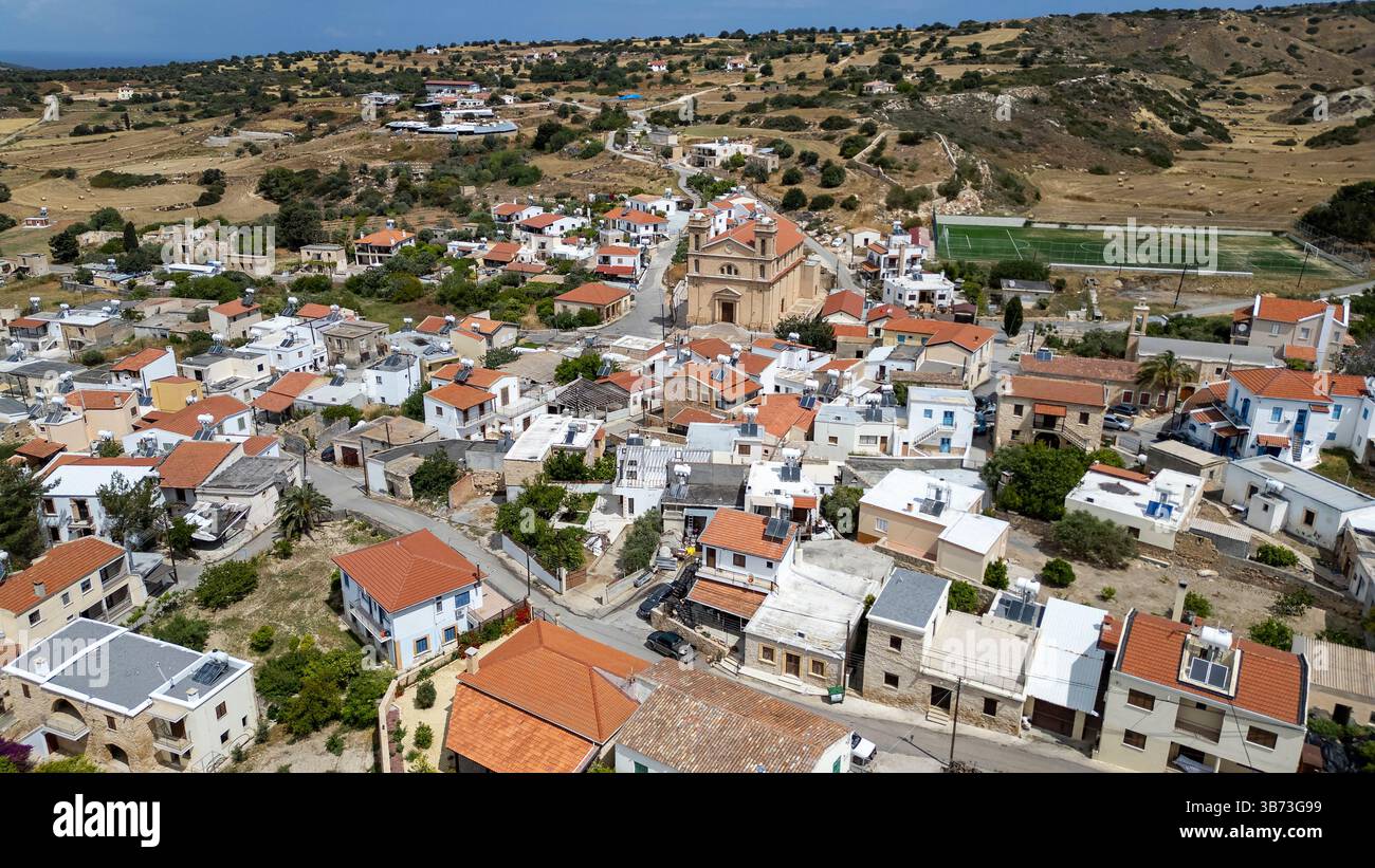 Korucam (Kormakiti) Maronite village- North Cyprus Stock Photo - Alamy