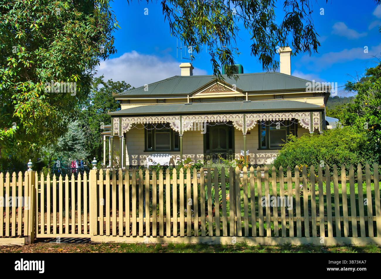 Beautiful 19th-century colonial house with heritage wrought iron ...
