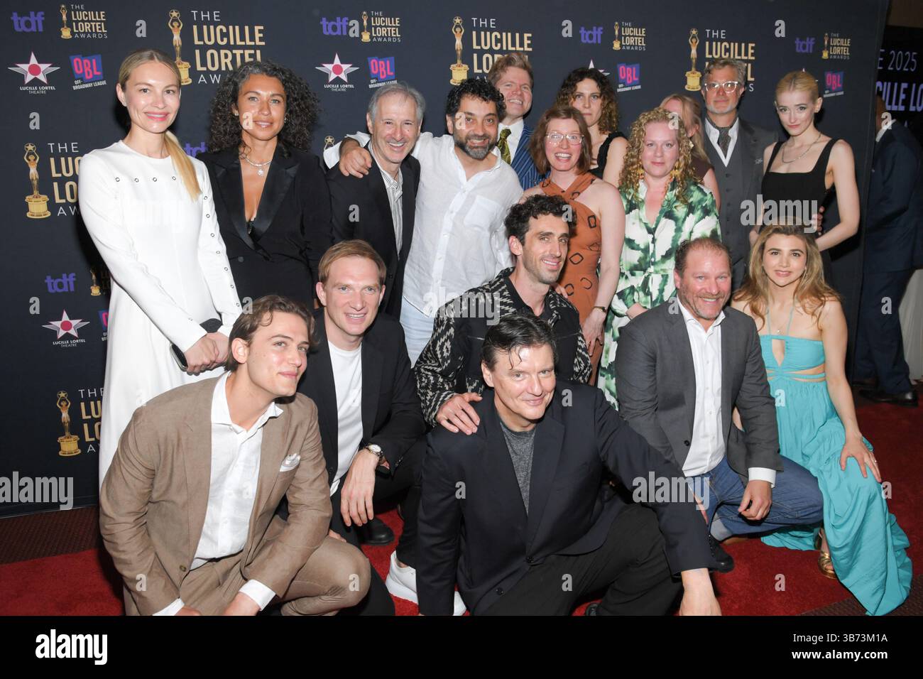 New York, USA. 04th May, 2025. The cast of Our Class, including Elan ...
