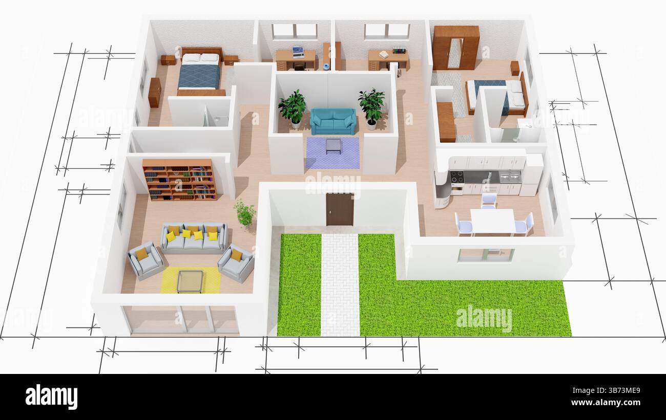 Home construction and renovation project. Architecture, arrangement and ...