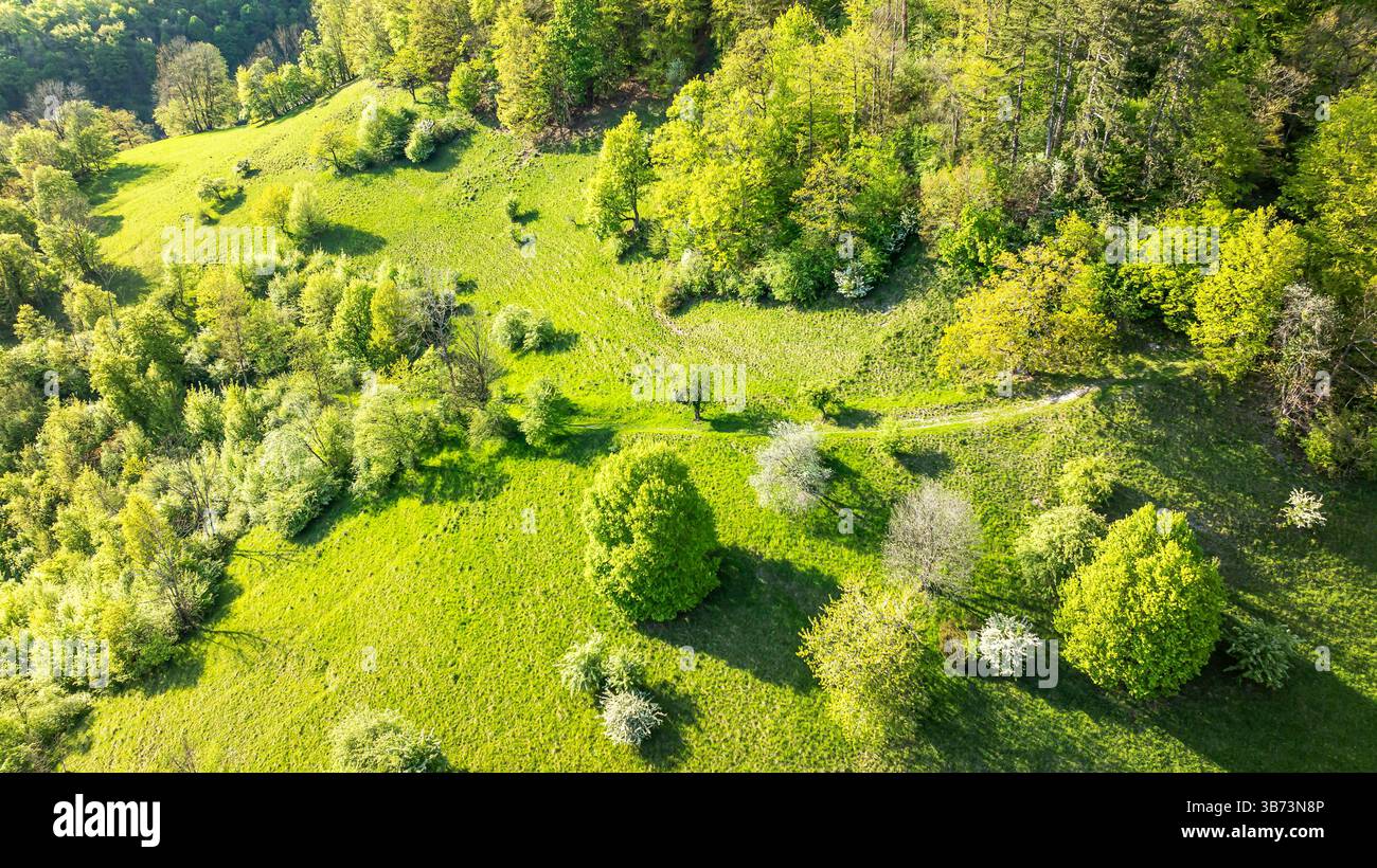 Landschaft bei Lenningen-Gutenberg auf der Schwäbischen Alb. // 27.04. ...
