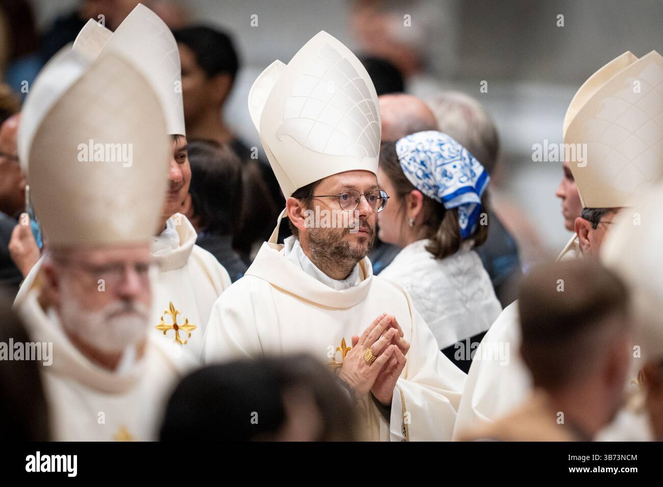 Vatican, Vatican. 04th May, 2025. Cardinal Giorgio Marengo attends the ...