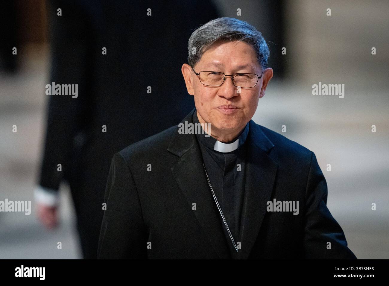 Vatican, Vatican. 04th May, 2025. Cardinal Luis Antonio Tagle attends ...