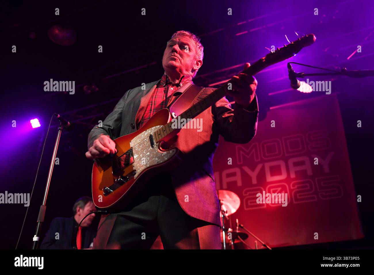 London, UK. 04th May, 2025. LONDON, ENGLAND - MAY 04: David Cairns of ‘Secret Affair' performing ...