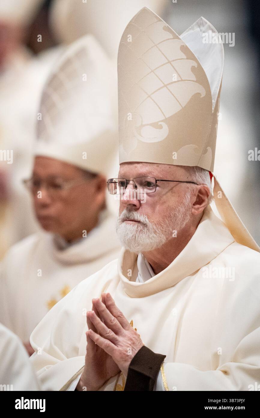 Vatican, Vatican. 04th May, 2025. Cardinal Seán Patrick O'Malley ...