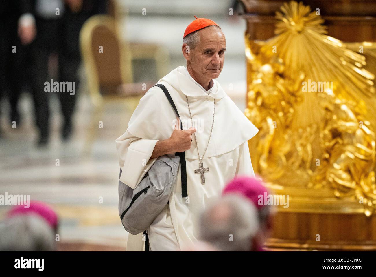 Vatican, Vatican. 04th May, 2025. Cardinal Jean-Paul Vesco attends the ...
