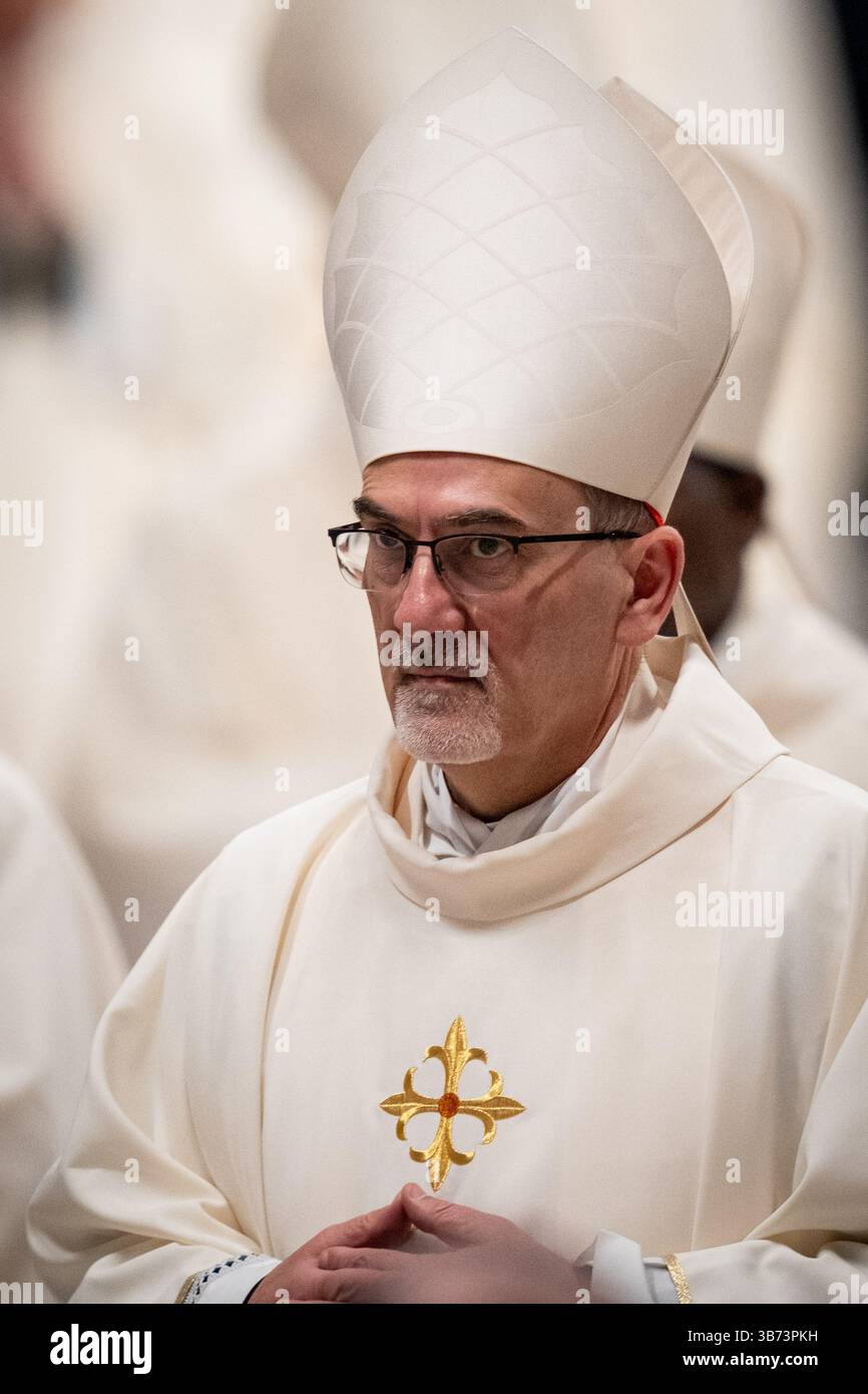 Vatican, Vatican. 04th May, 2025. Cardinal Pierbattista Pizzaballa ...