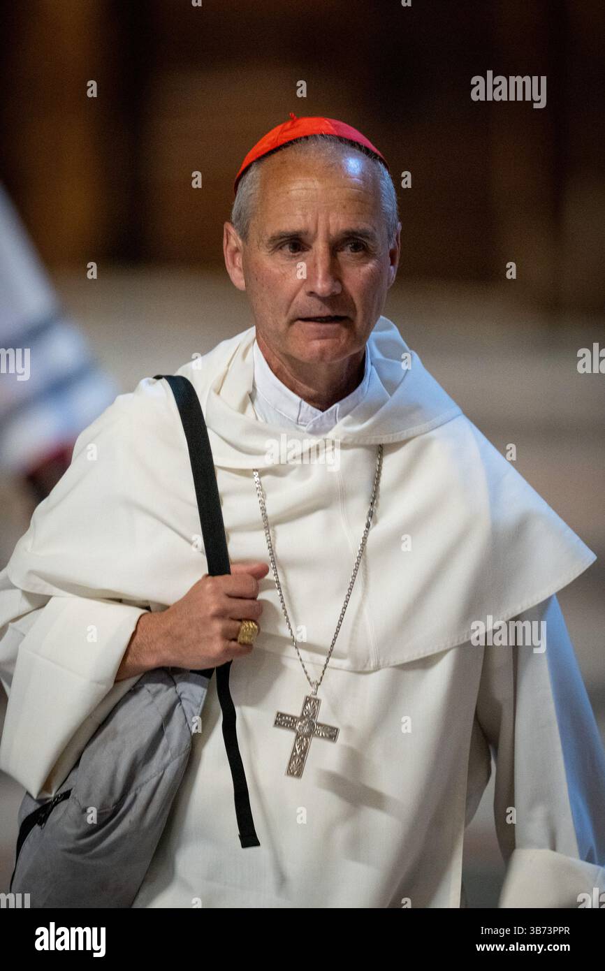 Vatican, Vatican. 04th May, 2025. Cardinal Jean-Paul Vesco attends the ...