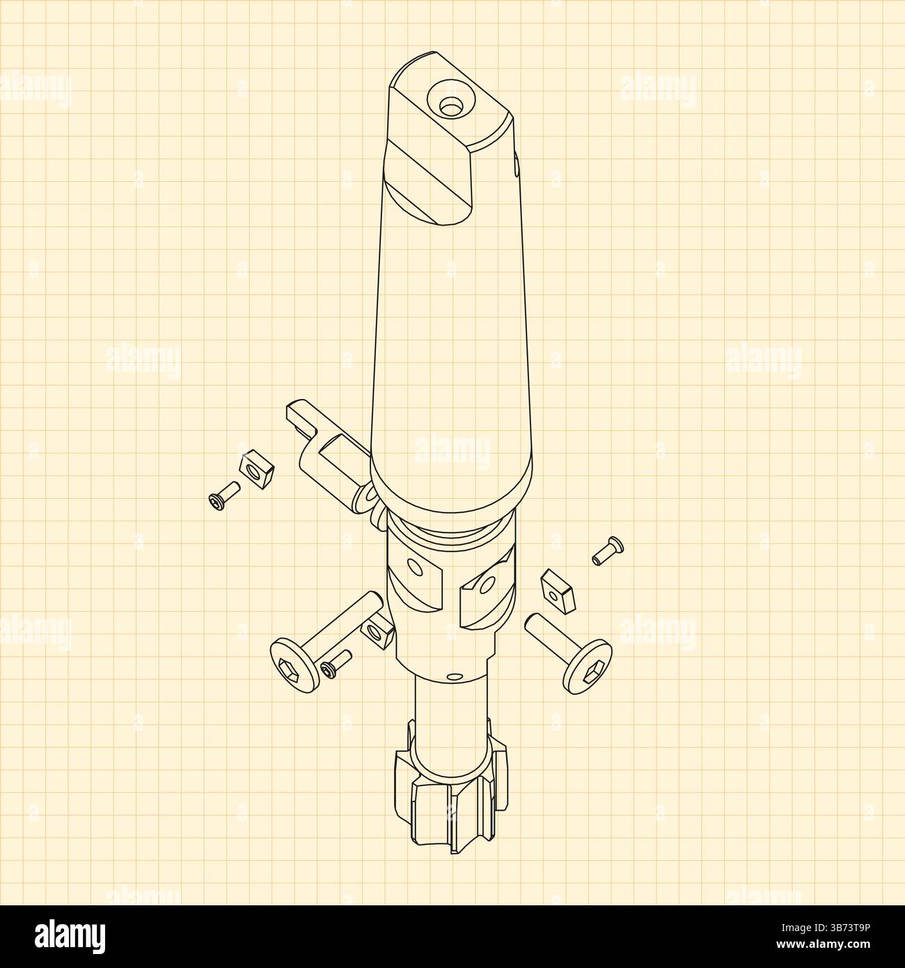 Mechanical engineering drawings. Tap tools, borer. Technical Design ...