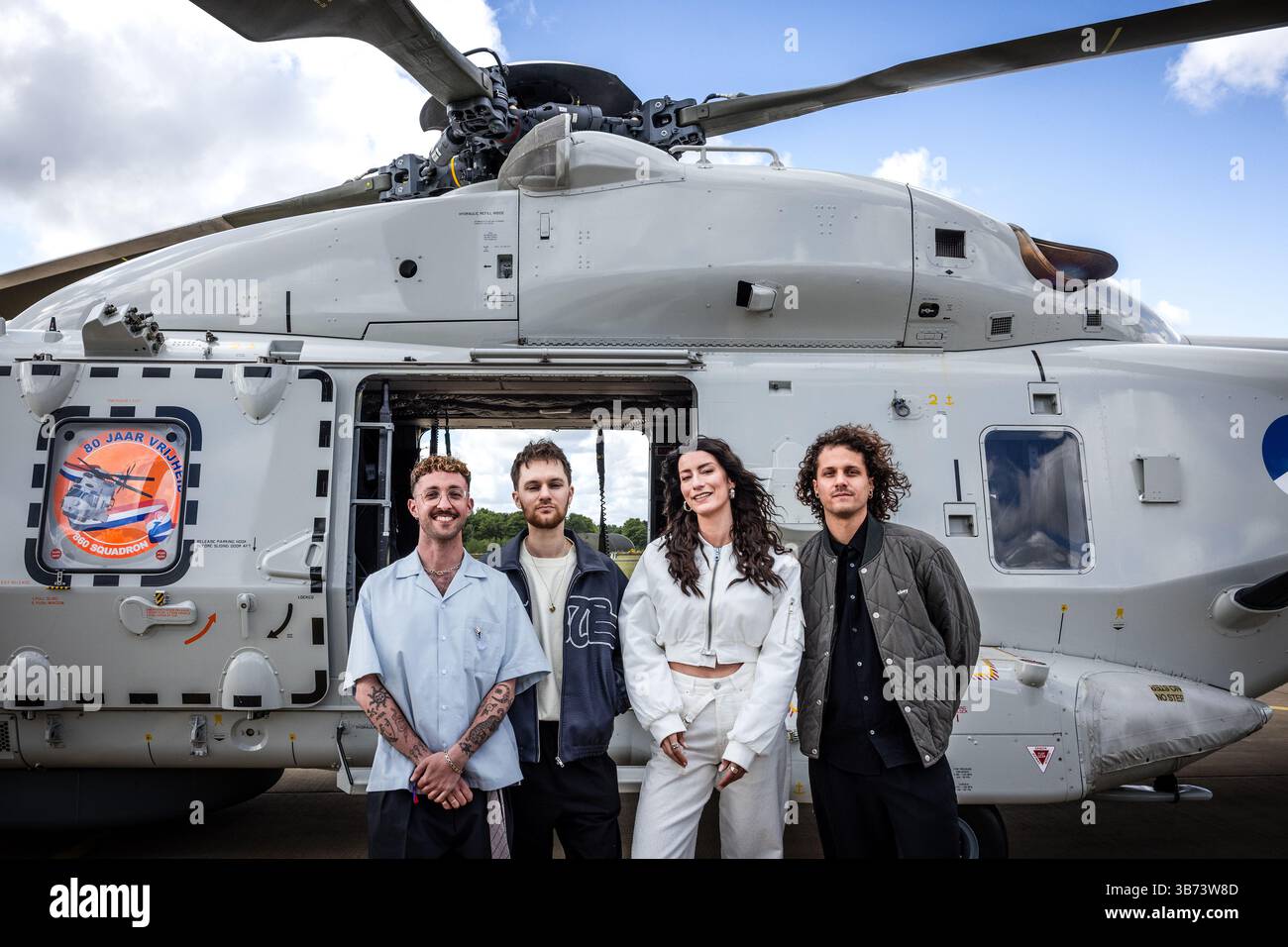 GILZE-RIJEN - Ambassadors of Freedom RONDÃ at Gilze-Rijen Air Base. The ...