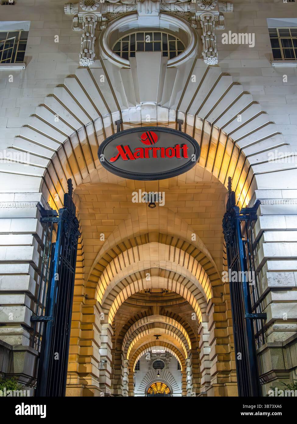 London, United Kingdom - April 28, 2025: The Marriott at Westminster ...