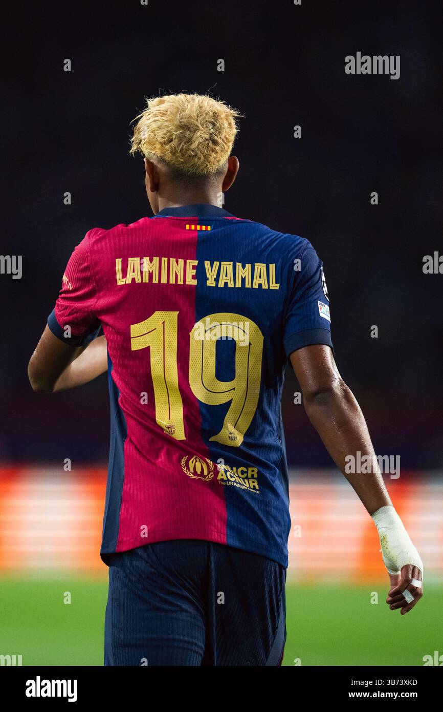 Barcelona, Spain, 30, April, 2025. Spain-Football-Champions League ...