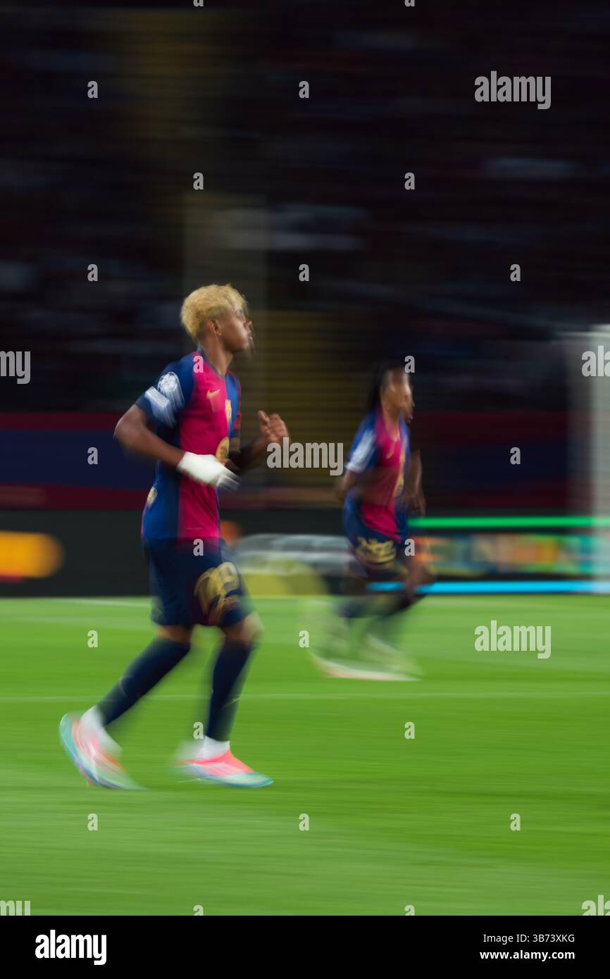 Barcelona, Spain, 30, April, 2025. Spain-Football-Champions League ...