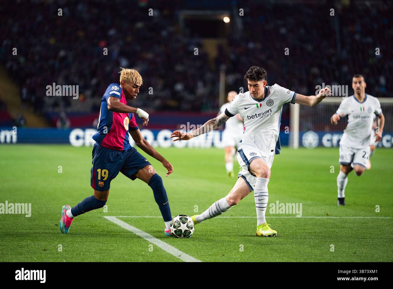 Barcelona, Spain, 30, April, 2025. Spain-Football-Champions League ...