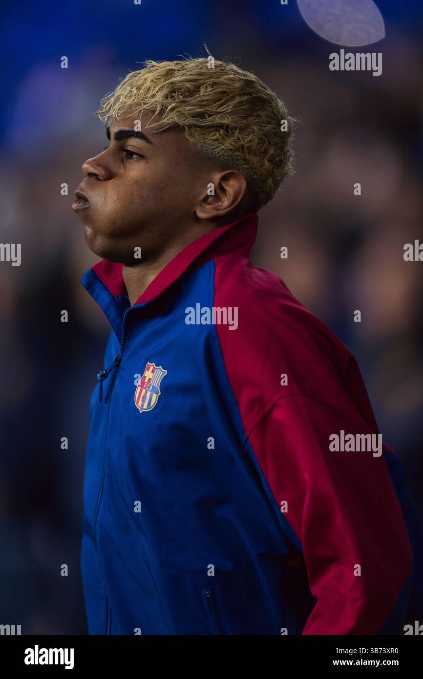 Barcelona, Spain, 30, April, 2025. Spain-Football-Champions League ...