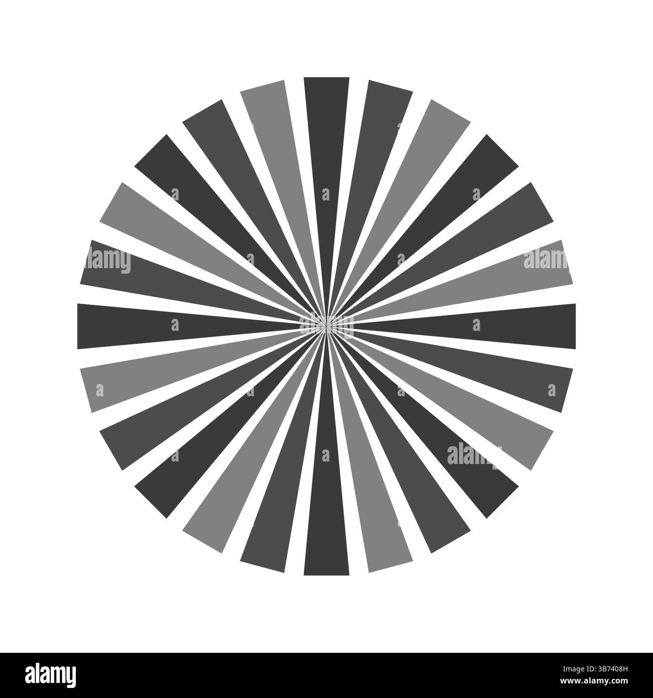 Retro black white sun rays bg. Pop art comic cartoon element Stock ...