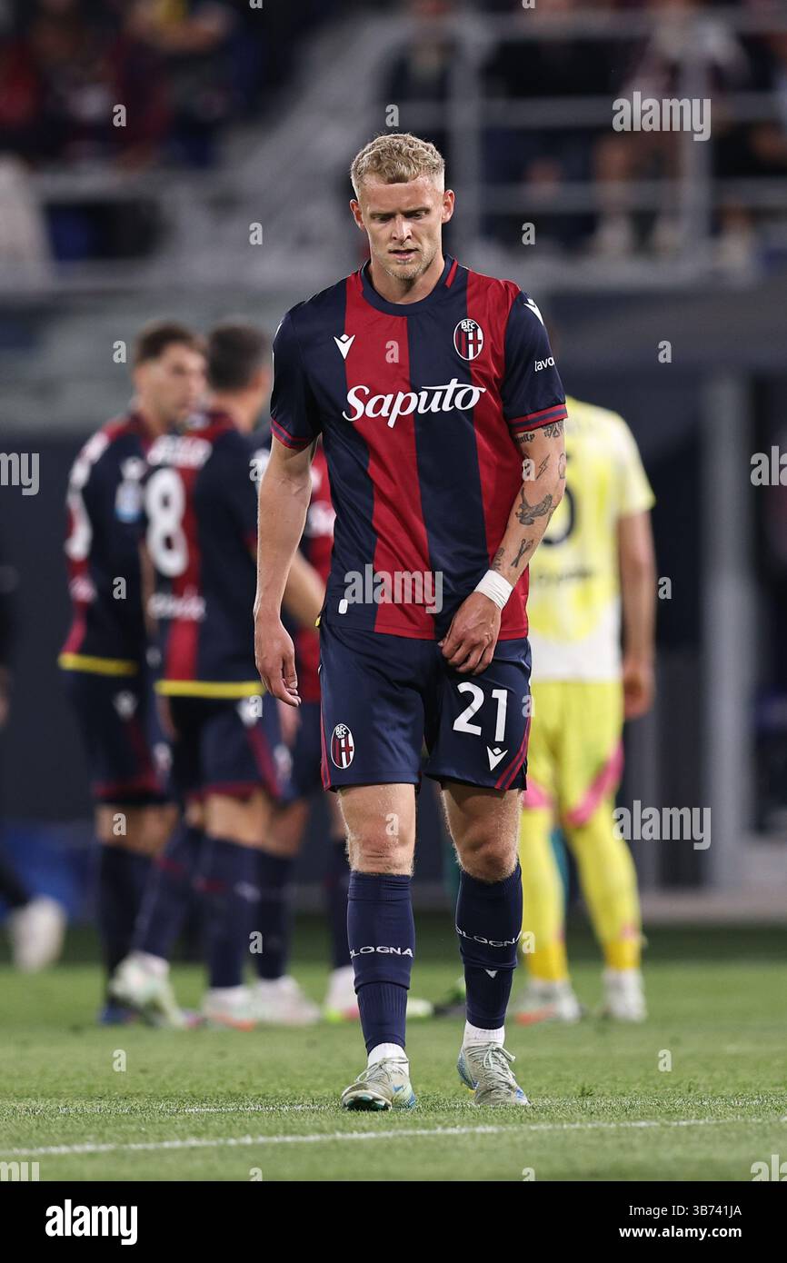 Jens Odgaard (Bologna) during the Italian Serie A match between Bologna ...