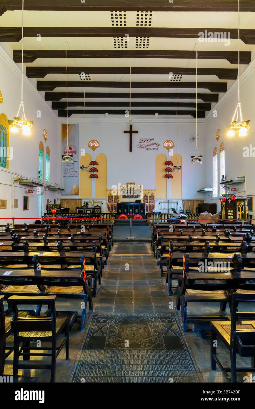 Christ church Malacca, is an 18th-century Dutch-built Anglican church ...