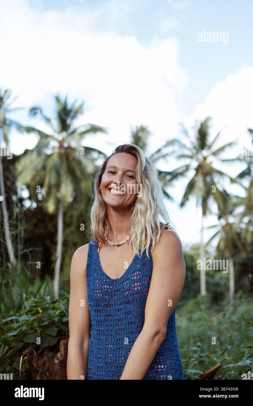 Portrait happy adventure solo hi-res stock photography and images - Alamy