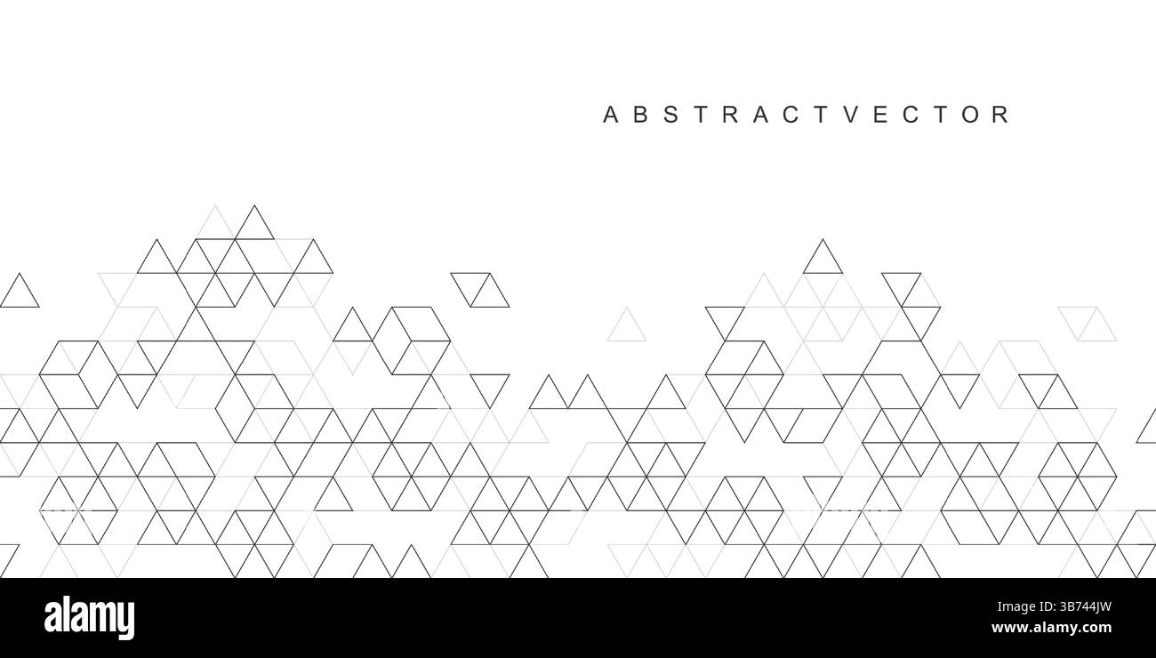 Modern abstract texture background with triangle and hexagonal shapes. Hexagonal geometric ...