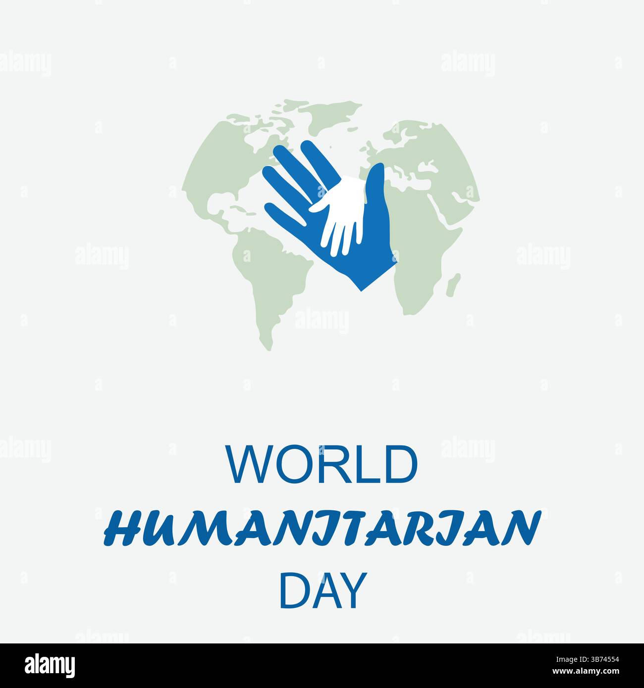 World Humanitarian Day Creative Concept – Posters, Banners, Social ...
