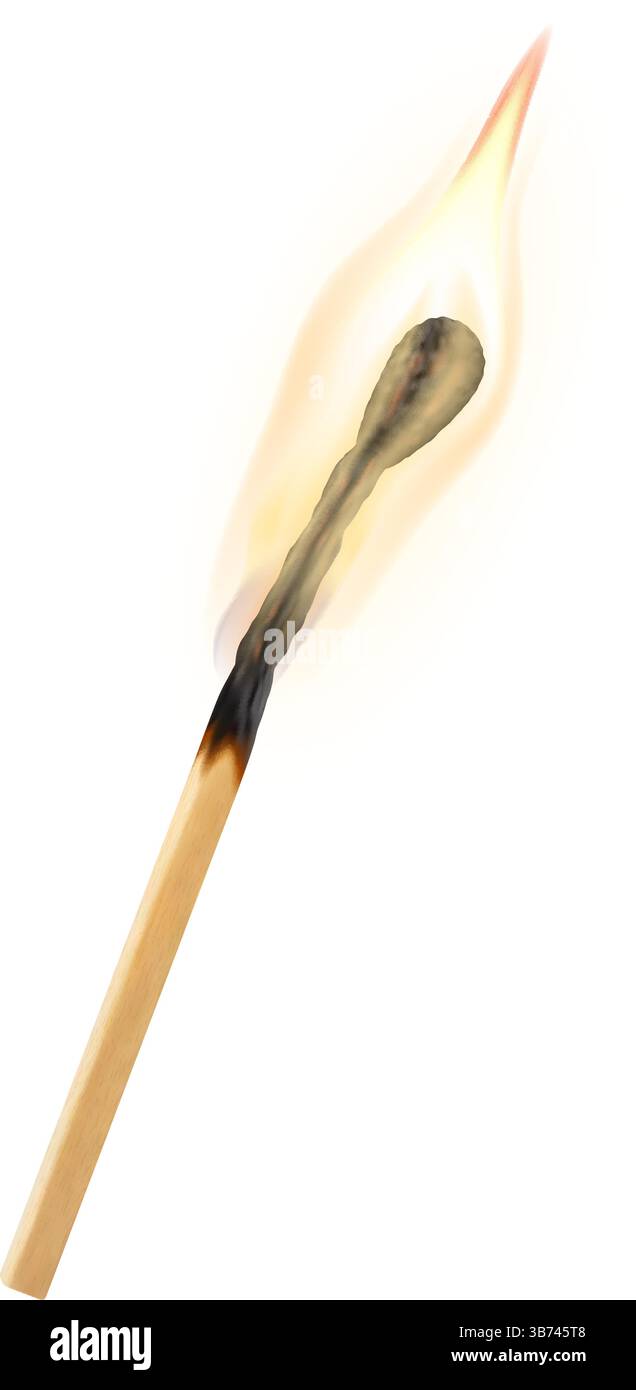 Burning wood lighting Cut Out Stock Images & Pictures - Alamy