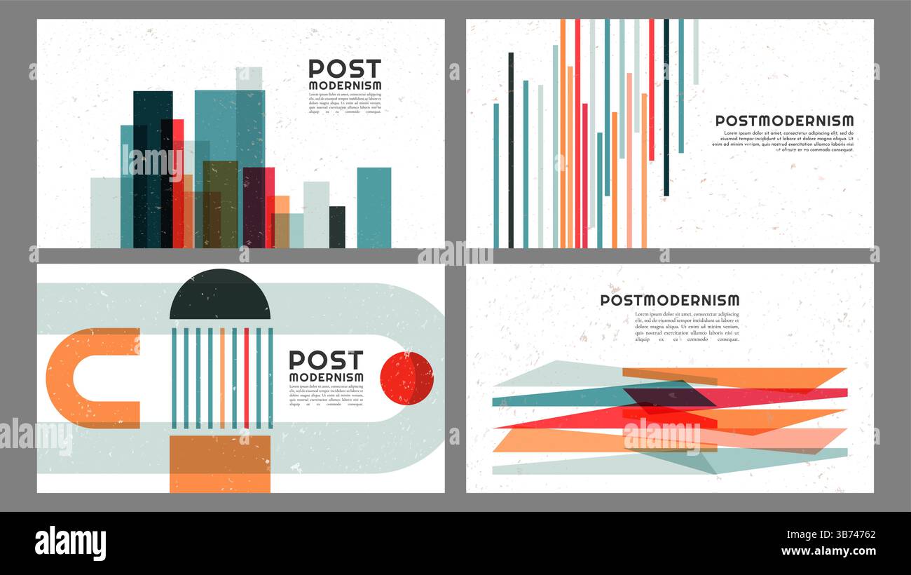 Vector illustration. Geometric simple shapes background. Dynamic ...