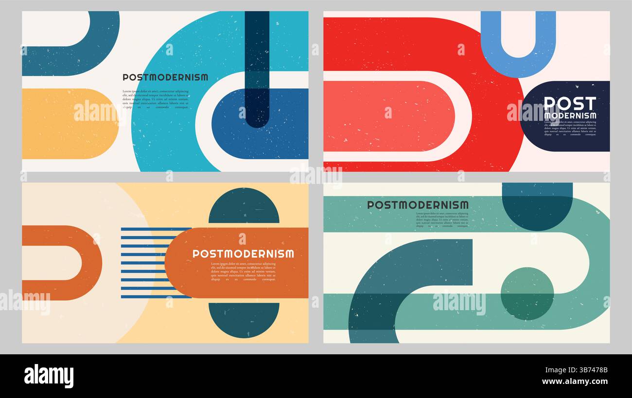 Vector illustration. Geometric simple shapes background. Dynamic ...