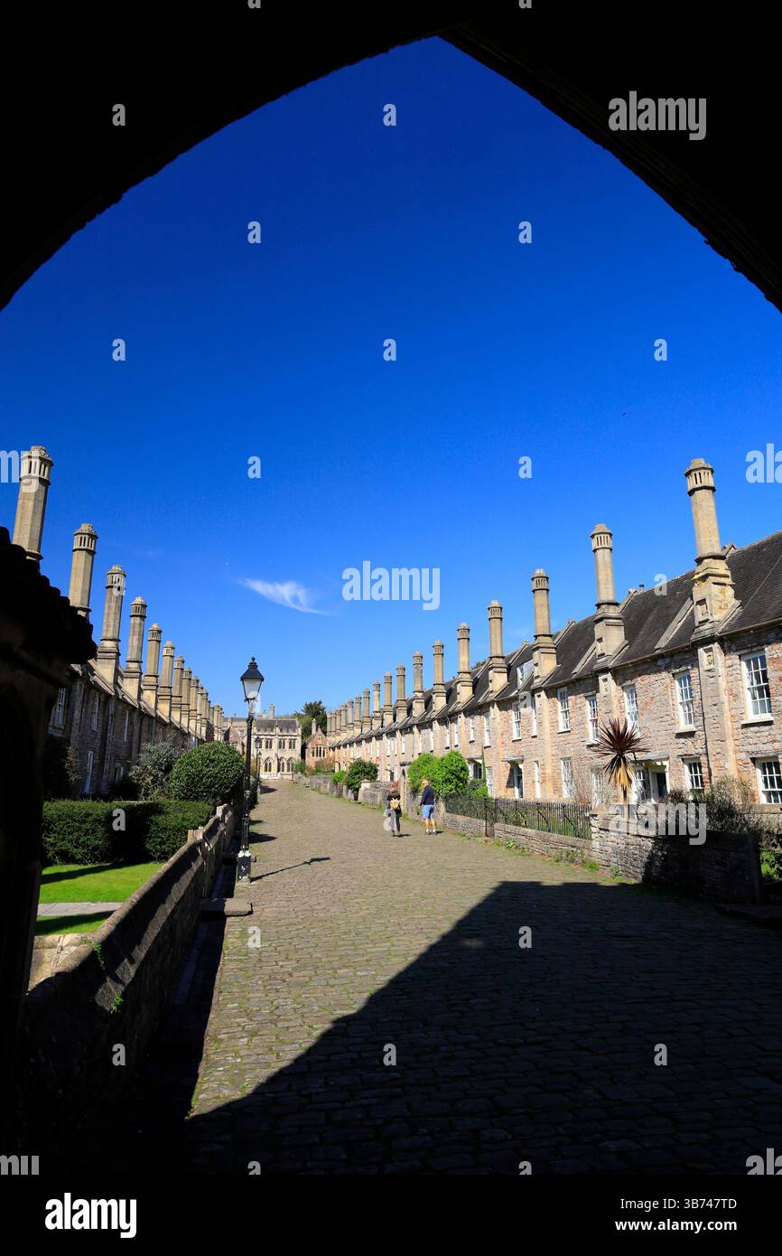 The Vicars Close, 14th century medieval street providing communal ...