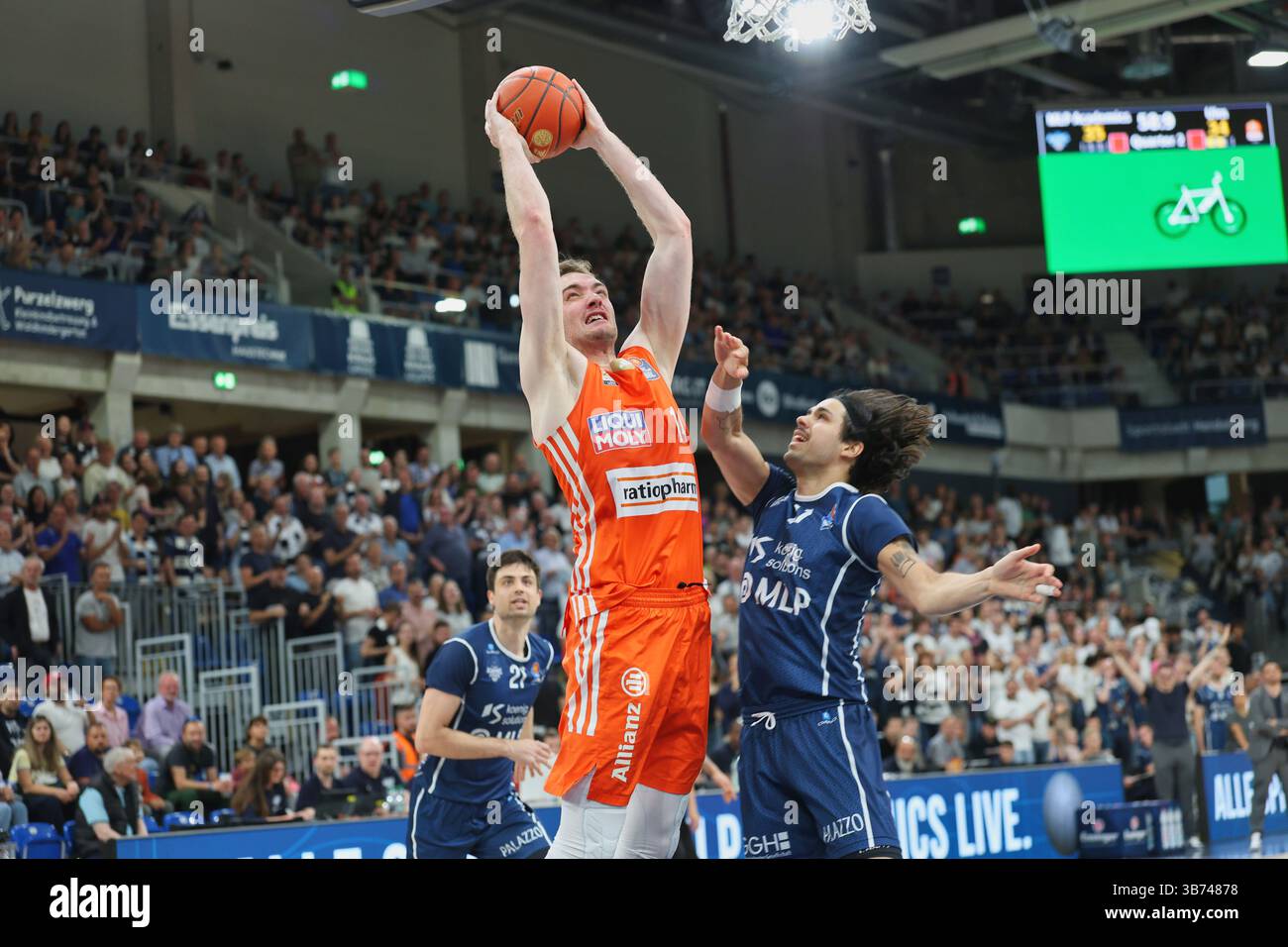 Heidelberg, Deutschland. 03rd May, 2025. Heidelberg, Deutschland 03. Mai 2025: 1.BBL - 2024/2025 ...