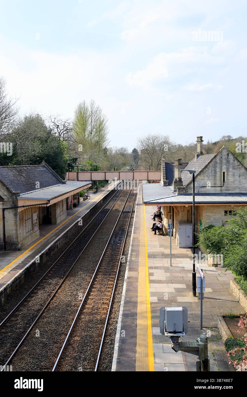 Bradford on Avon train station, Wiltshire, England Stock Photo - Alamy