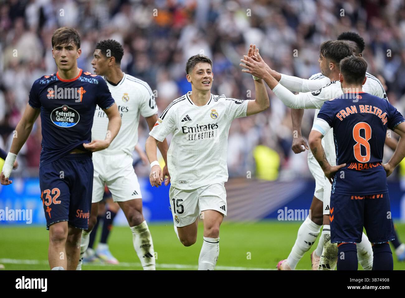 Arda Guler of Real Madrid celebrates a goal 1-0 during the Spanish ...