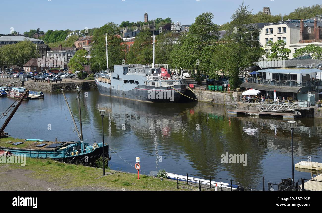 Bristol Harbor, Bristol, England, United Kingdom. April 28 2025 Stock ...