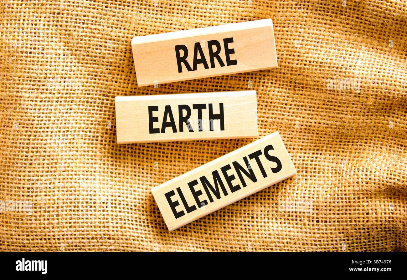 Rare earth elements symbol. Concept words Rare earth elements on ...