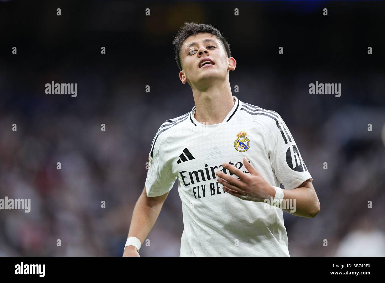 Arda Guler of Real Madrid during the Spanish championship La Liga ...