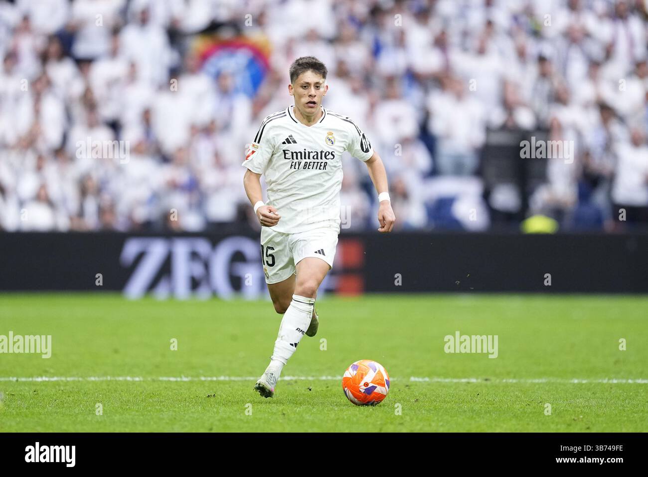 Arda Guler of Real Madrid during the Spanish championship La Liga ...
