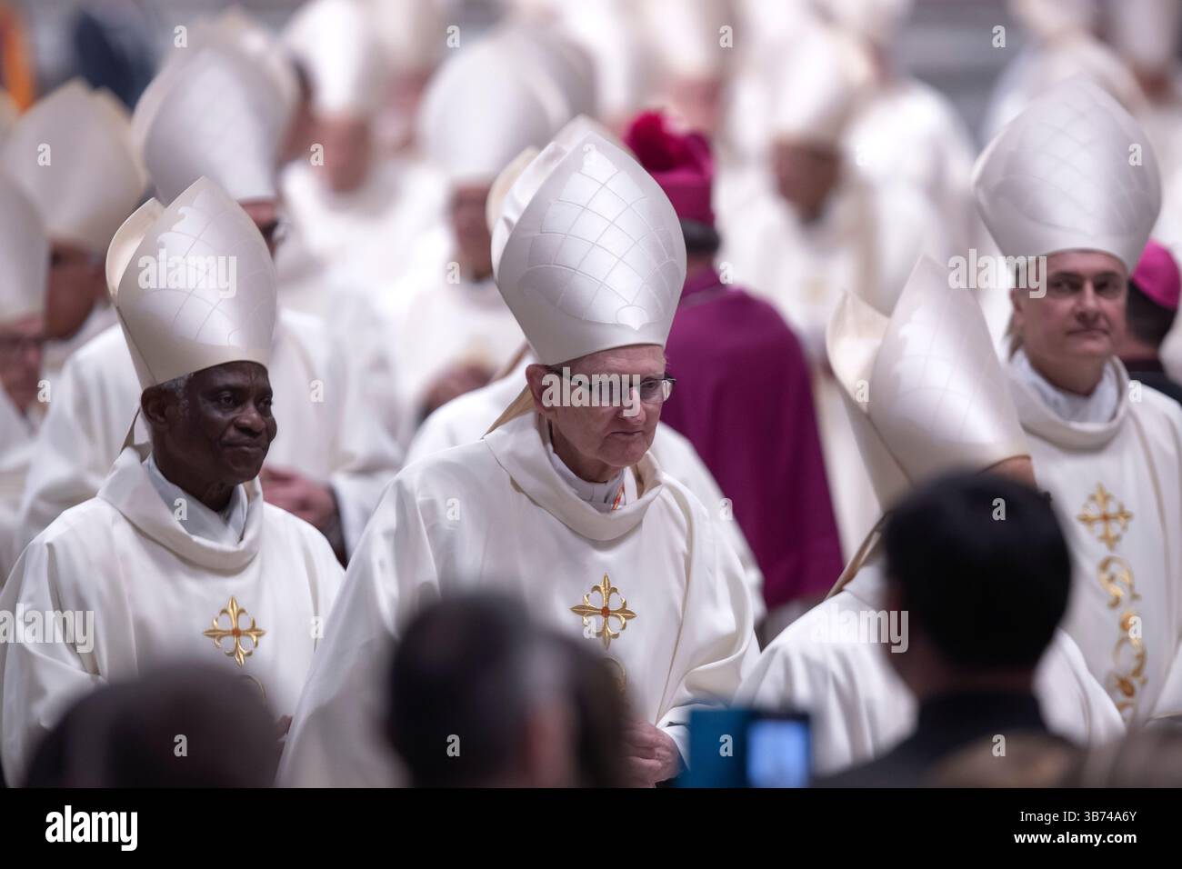 Cardinals Peter Kodwo Appiah Turkson and James Michael Harvey attend ...