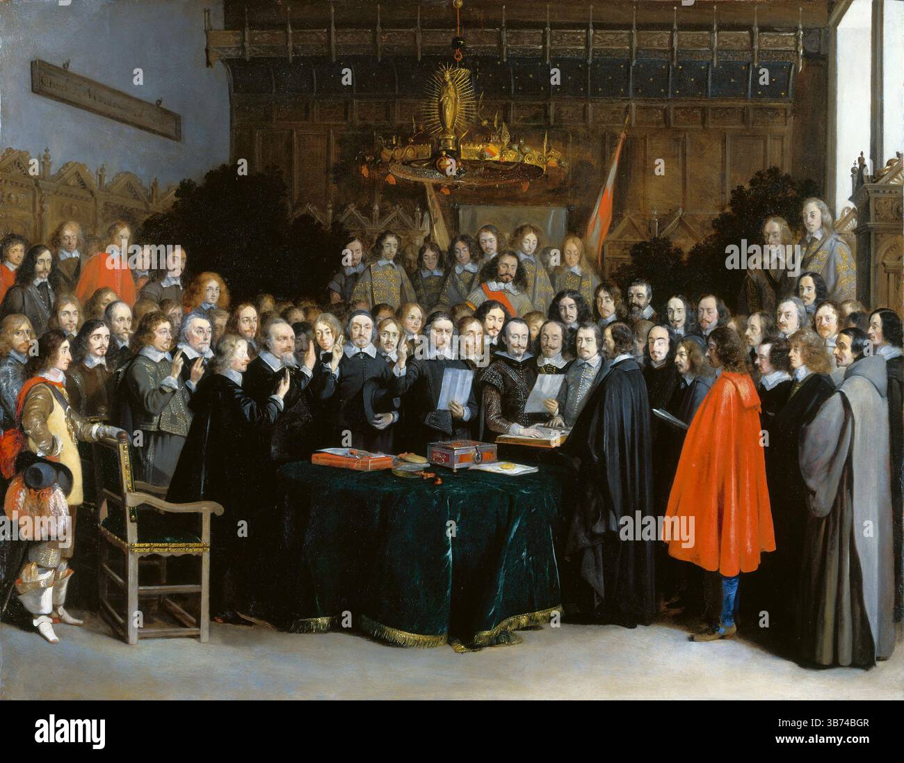 Peace of Westphalia - painting "The swearing of the oath of ...