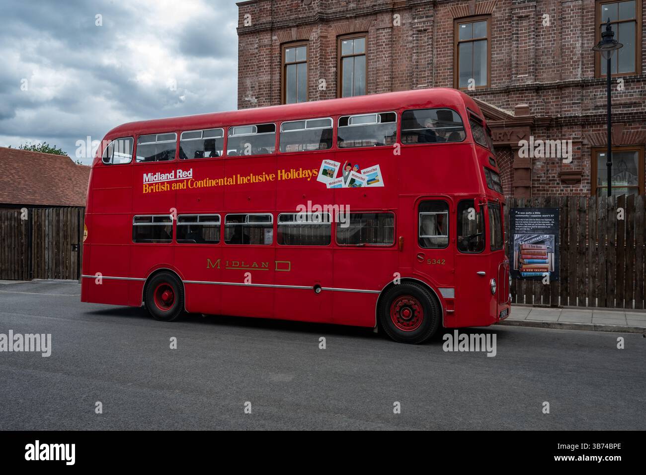 Midland Red Double Decker Stock Photo - Alamy