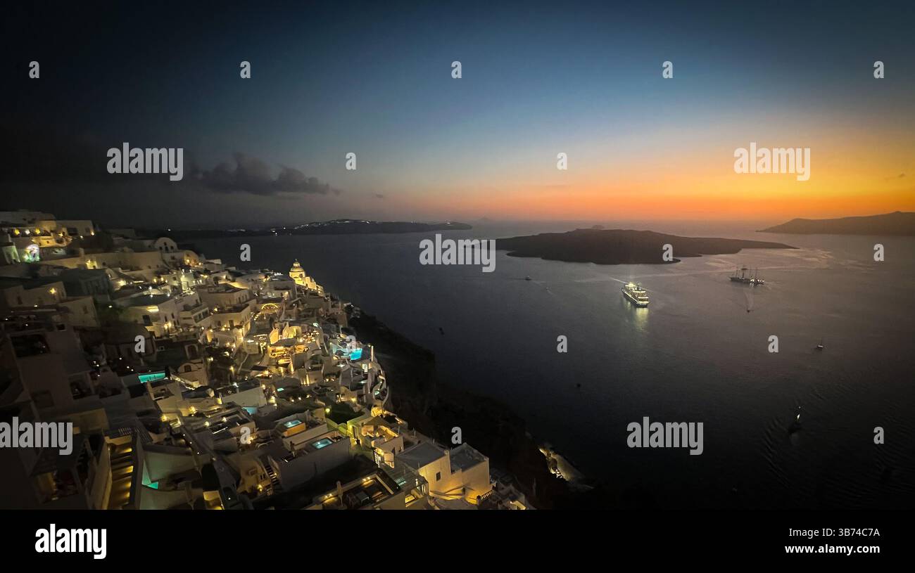 Fira sunset hi-res stock photography and images - Alamy