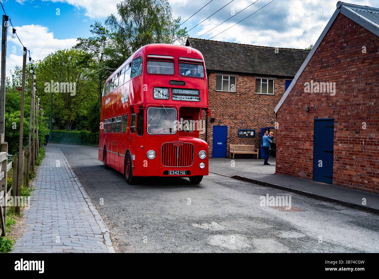 Midland Red Bus Stock Photo - Alamy