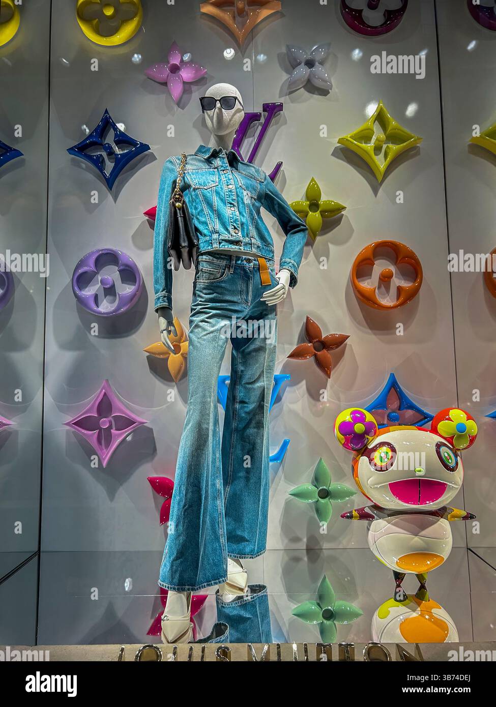 Paris, France, Close Up, Luxury Fashion Store Front, Window Display ...