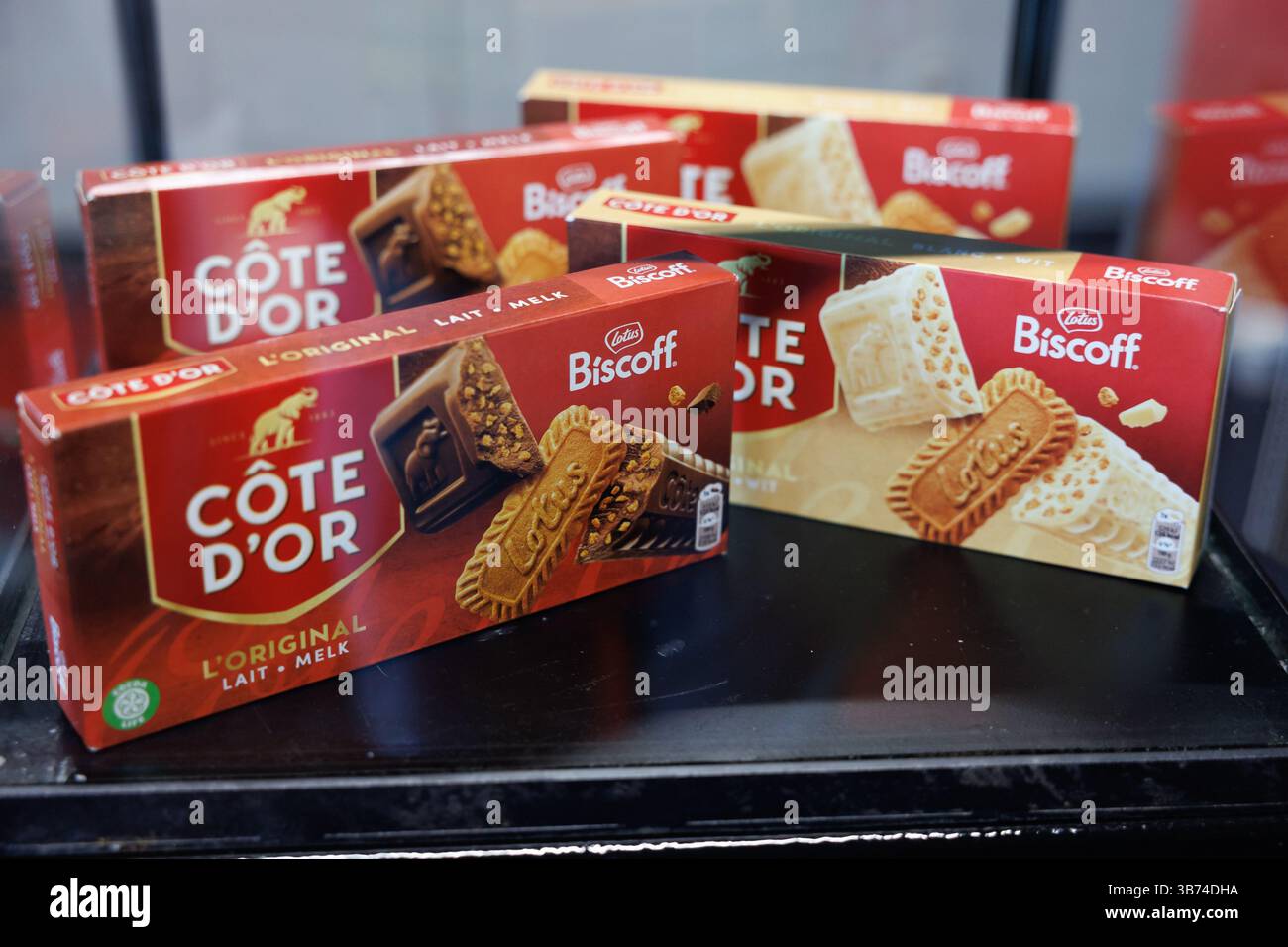 Lembeke, Belgium. 05th May, 2025. Picture of new products at a press ...