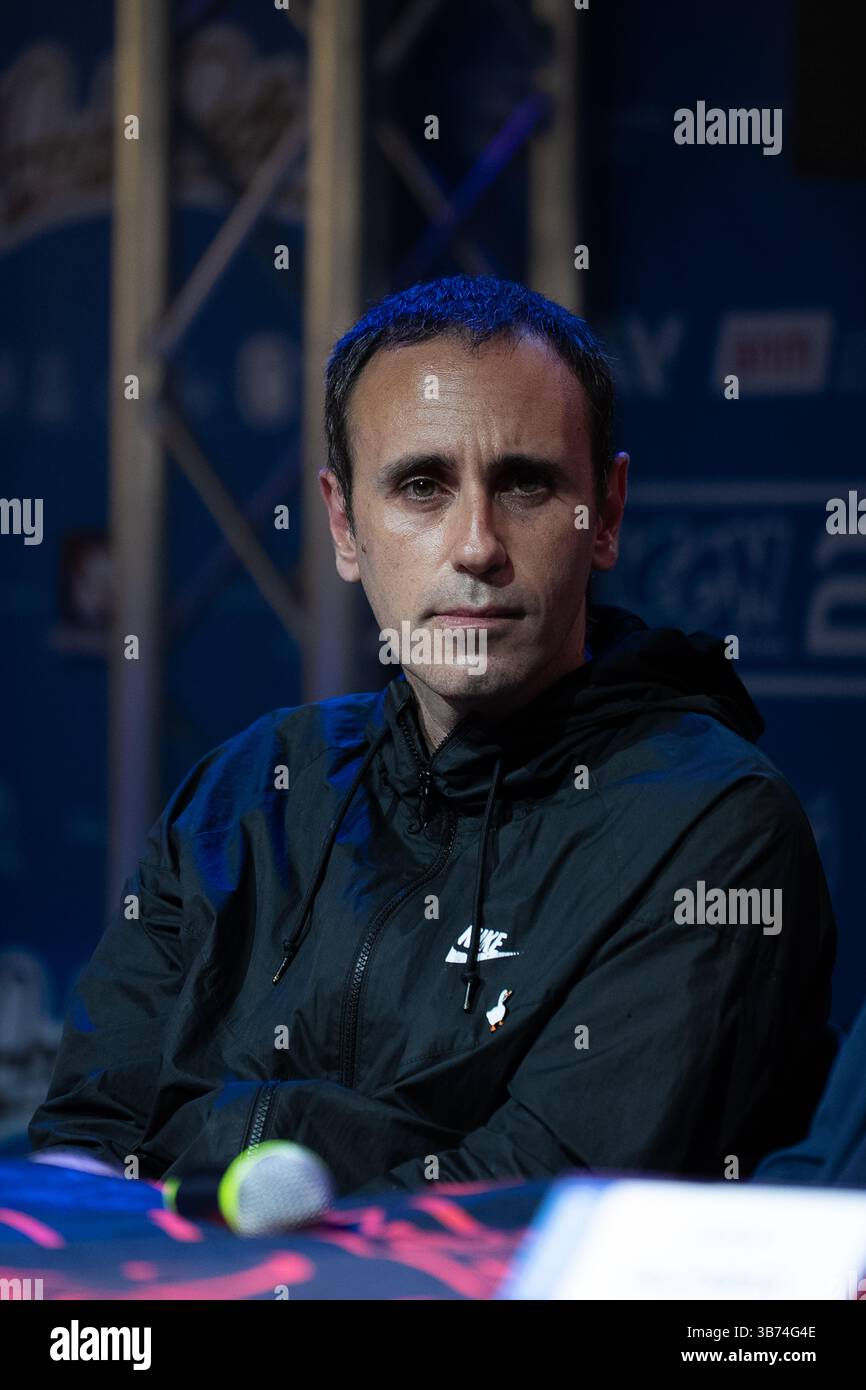 Naples, Italy. 03rd May, 2025. Zerocalcare aka Michele Rech attends the ...