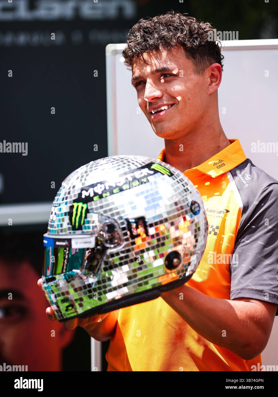 Miami Gardens, USA. 1st May, 2025. #4 Lando Norris (GBR, McLaren F1 ...