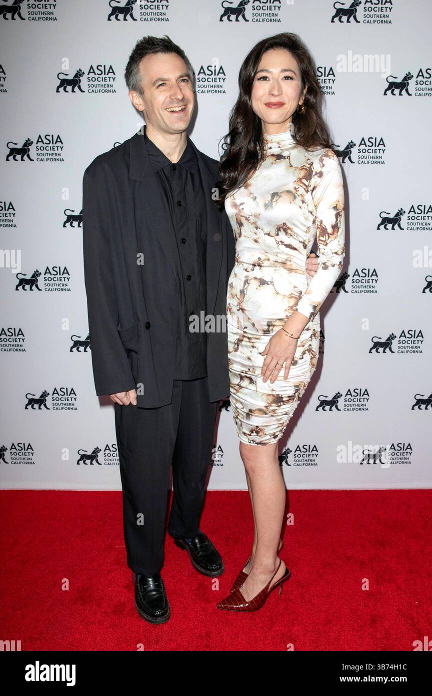Nick Sylvester Und Mina Kimes Bei Der Asia Society Southern California